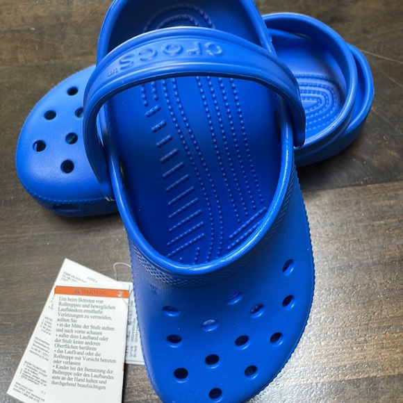 CROCS | Shoes | Crocs Classic Clog 4kz Blue Bolt | Poshmark